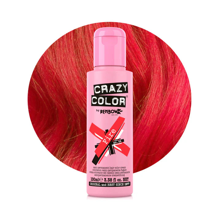 Crazy Color Hot Purple Semi-Permanent Fire Hair Dye – Fab Beauty